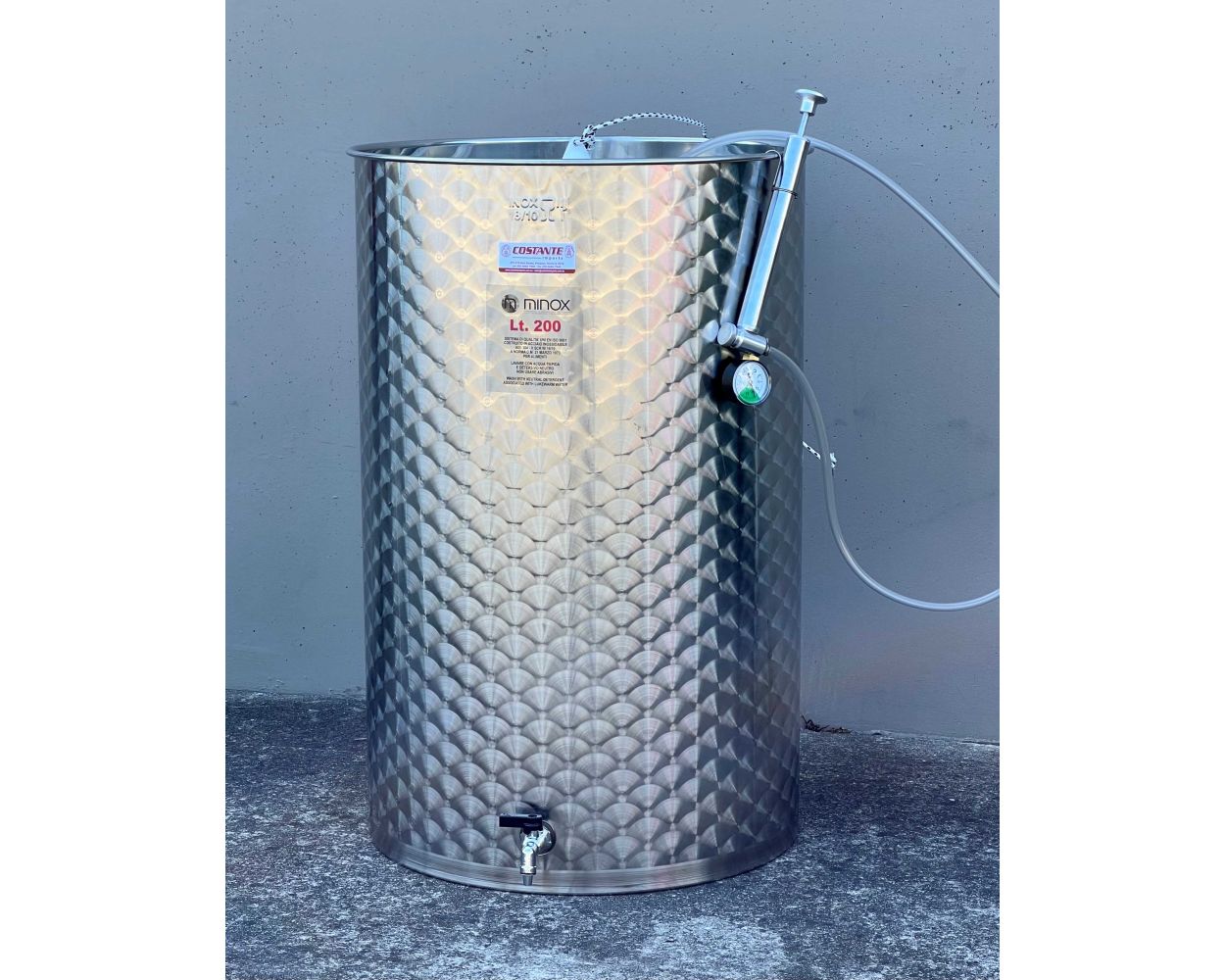Variable Capacity Stainless Steel Tank - 200L